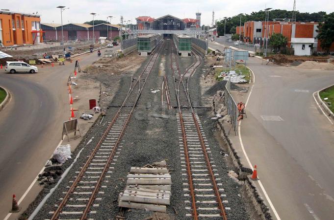 Begini Perkembangan Pembangunan Stasiun dan Jalur KA Bandara Soekarno ...