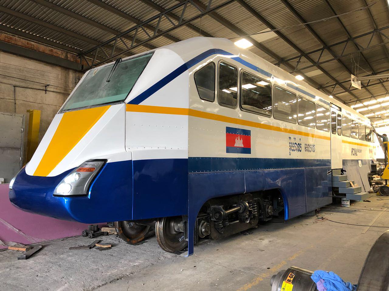 Seperti Inilah Bentuk Kereta Bandara Milik Kamboja Buatan Meksiko ...