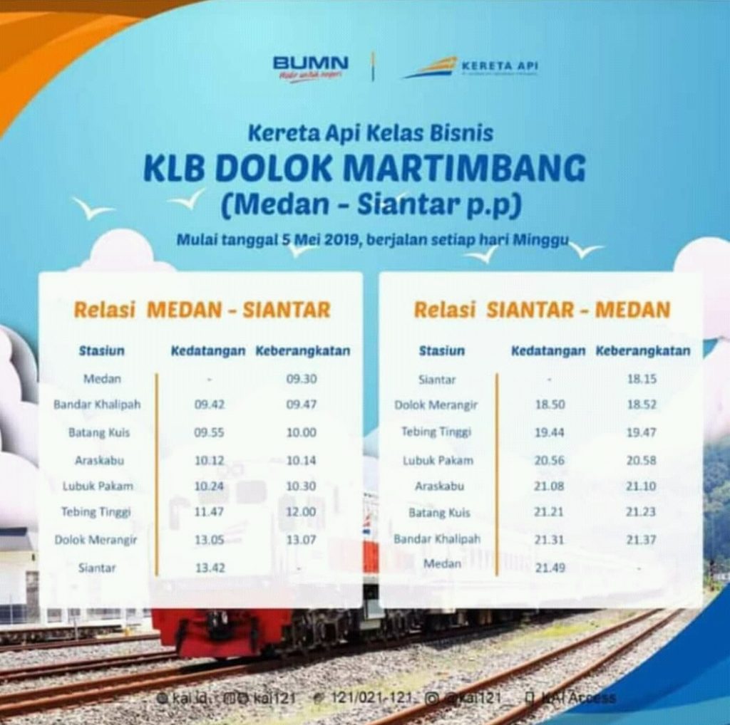 KA Dolok Martimbang Beroperasi Kembali - Railway Enthusiast Digest