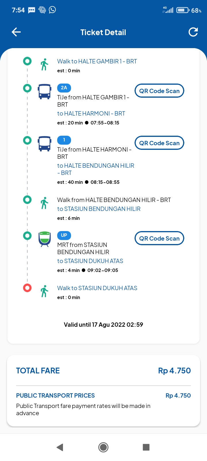 Begini Cara Kerja Tarif Integrasi JakLingko