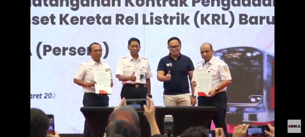INKA dan KAI Commuter Tandatangani Kontrak 16 Set KRL - Railway ...